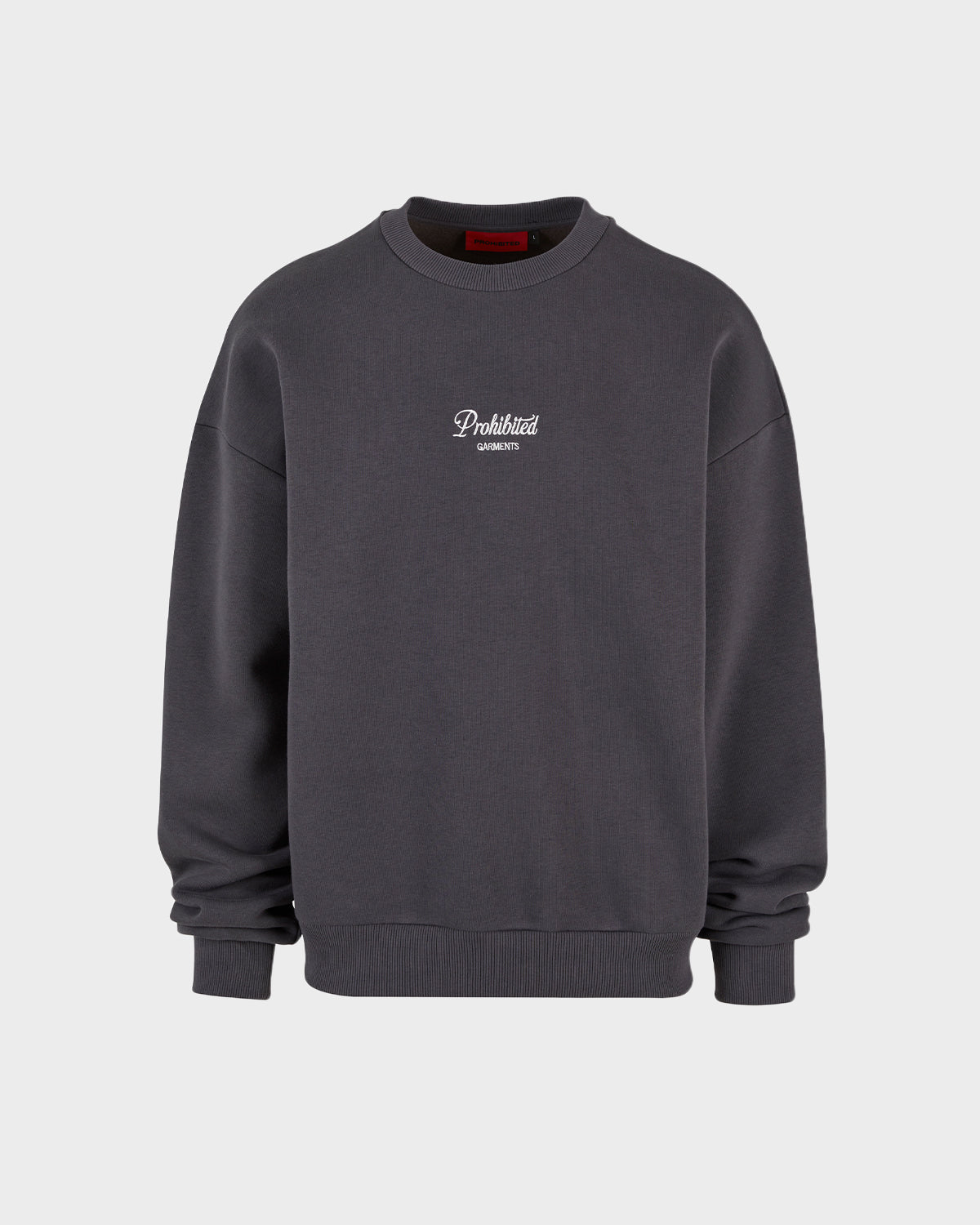 PB Garment Crew Neck Dark Grey – Prohibited
