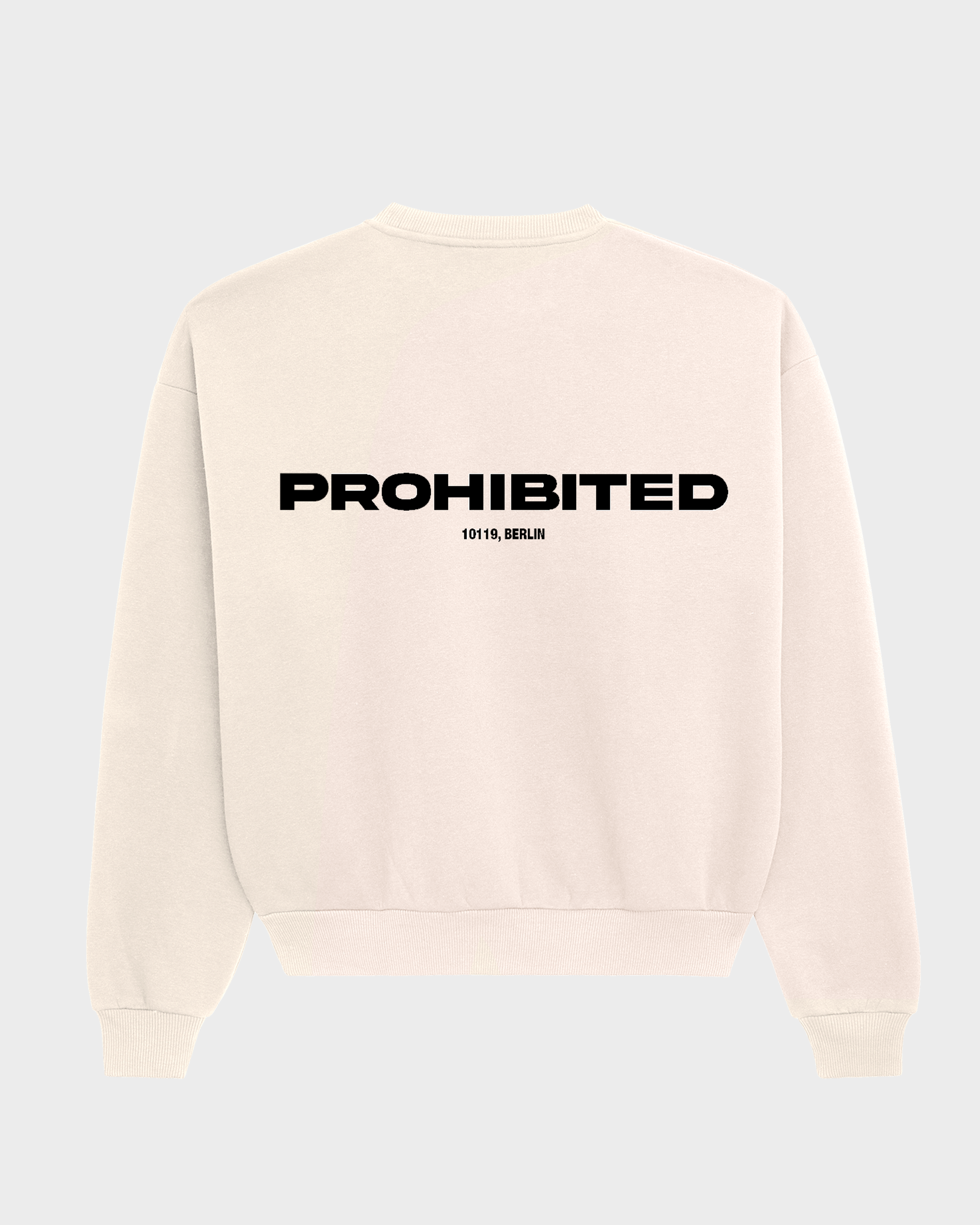 10119 Crew Neck Cream – Prohibited