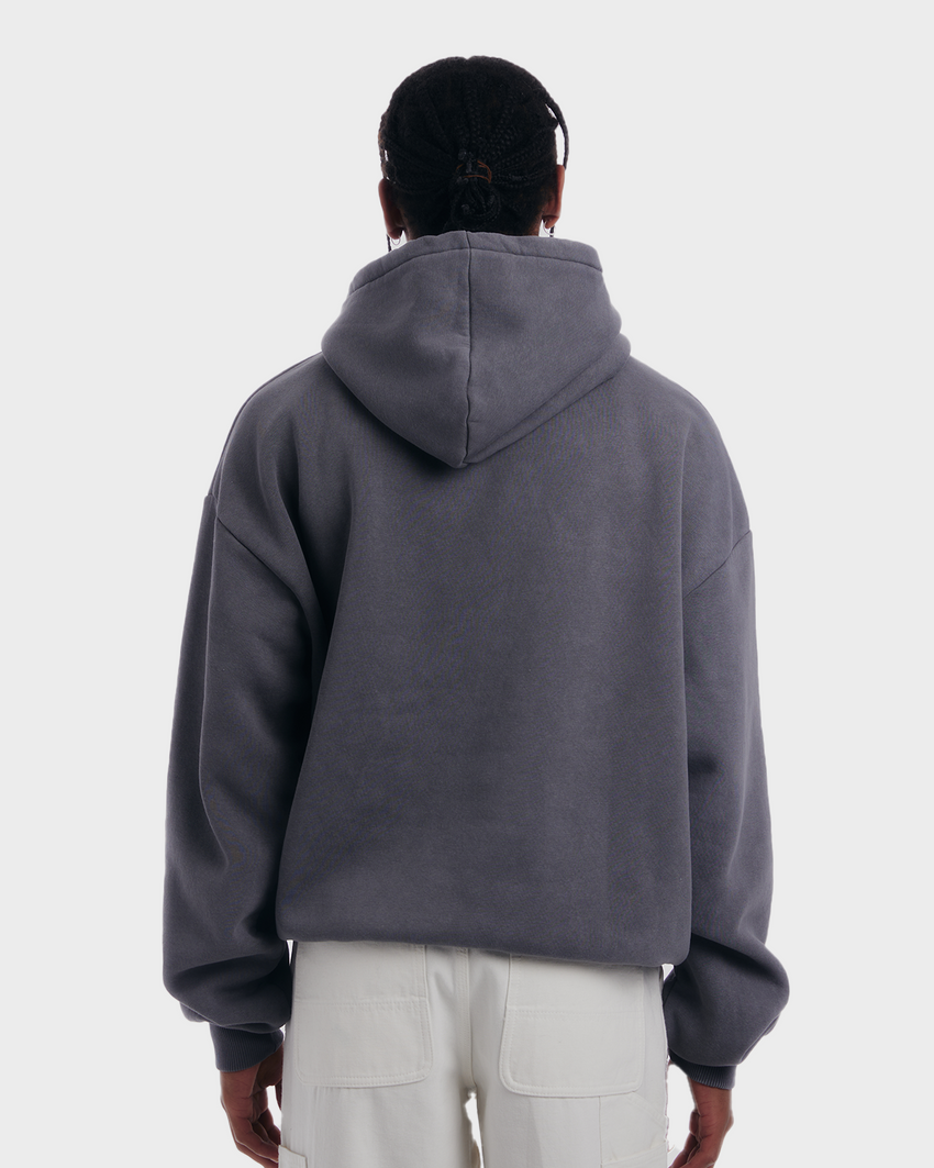Oversized Hoodie Grey (Stone Washed) – Prohibited