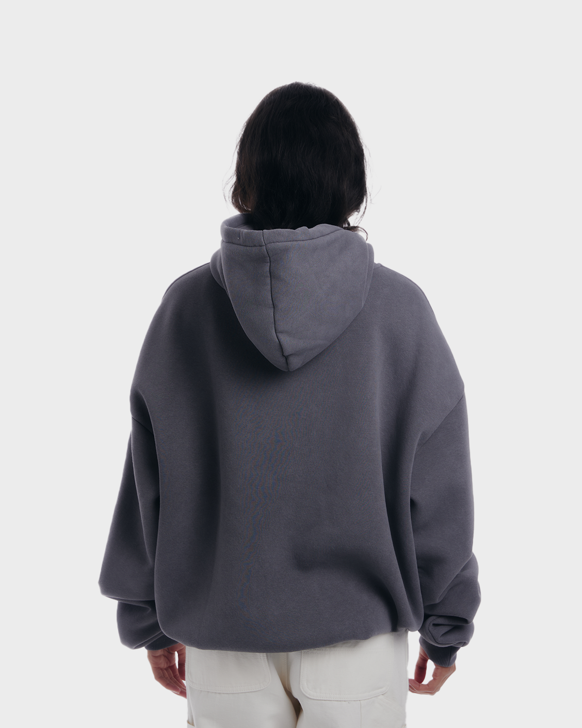 Oversized Hoodie Grey (Stone Washed) – Prohibited