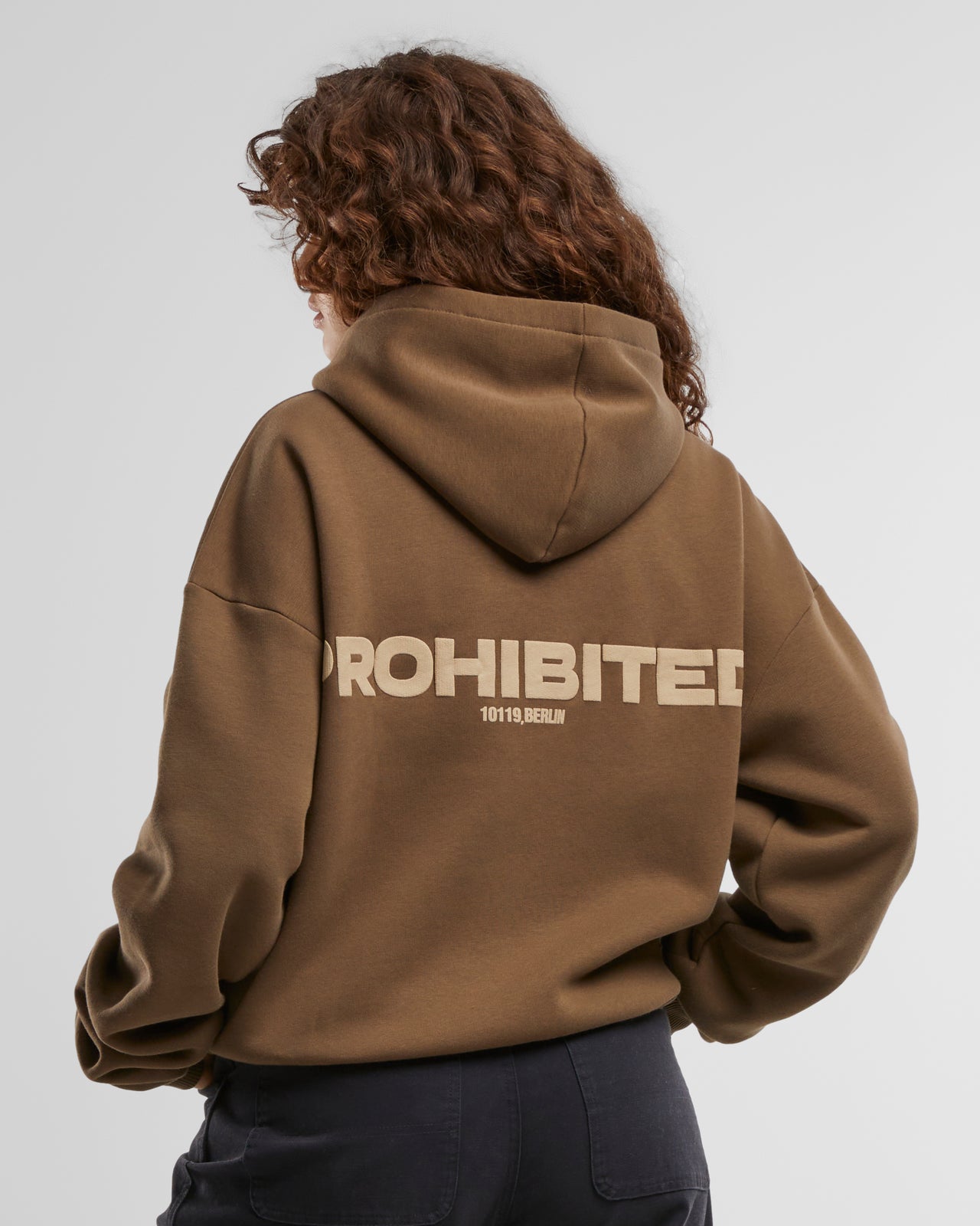 10119 Zip-Hoodie Mokka – Prohibited