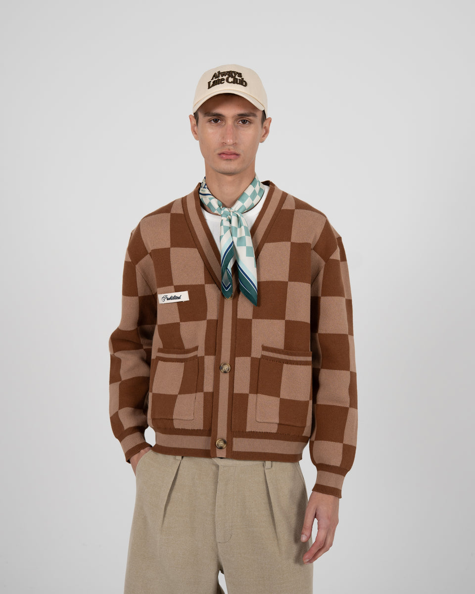 Victory Cardigan Brown – Prohibited