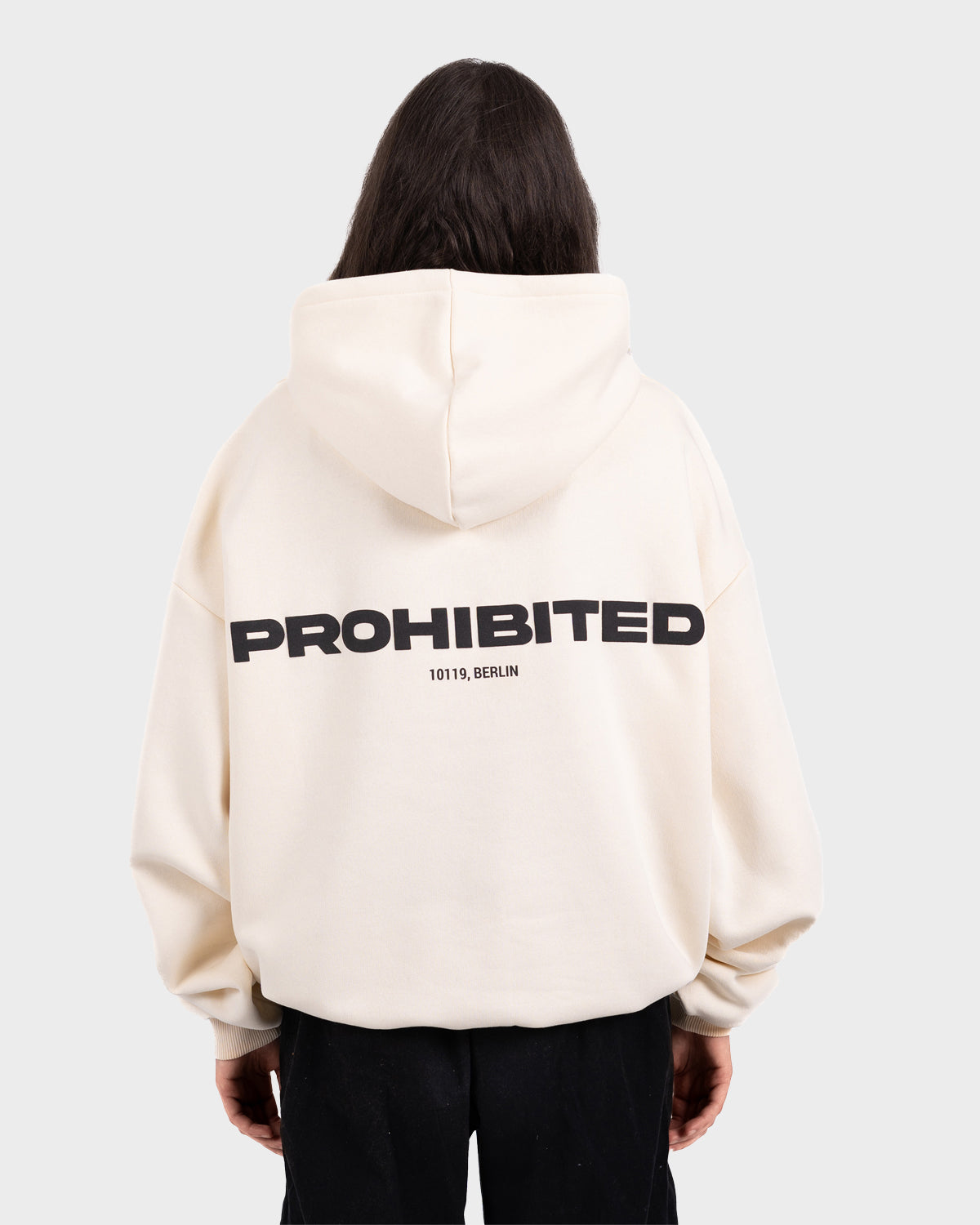 10119 Hoodie Cream – Prohibited