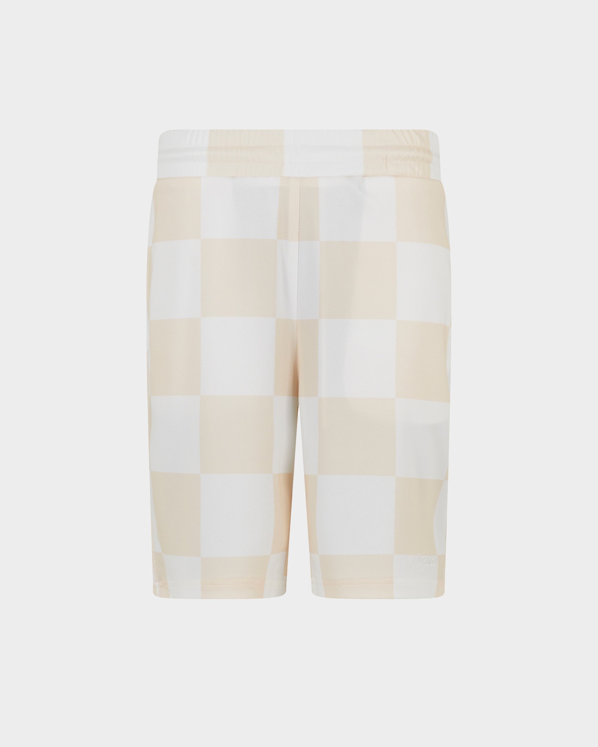Checkered Shorts Beige – Prohibited